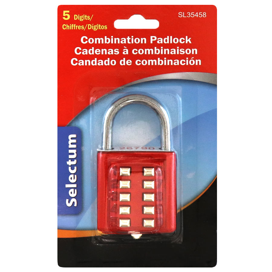 5 Digit Combination Padlock – Drive Goods.com