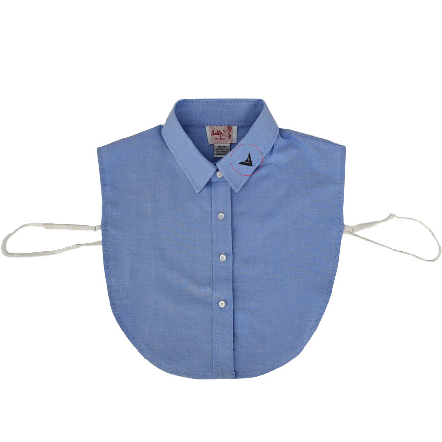Uniform Dickey Betty Z Light Blue Pointy Collar No Modesty Button ...