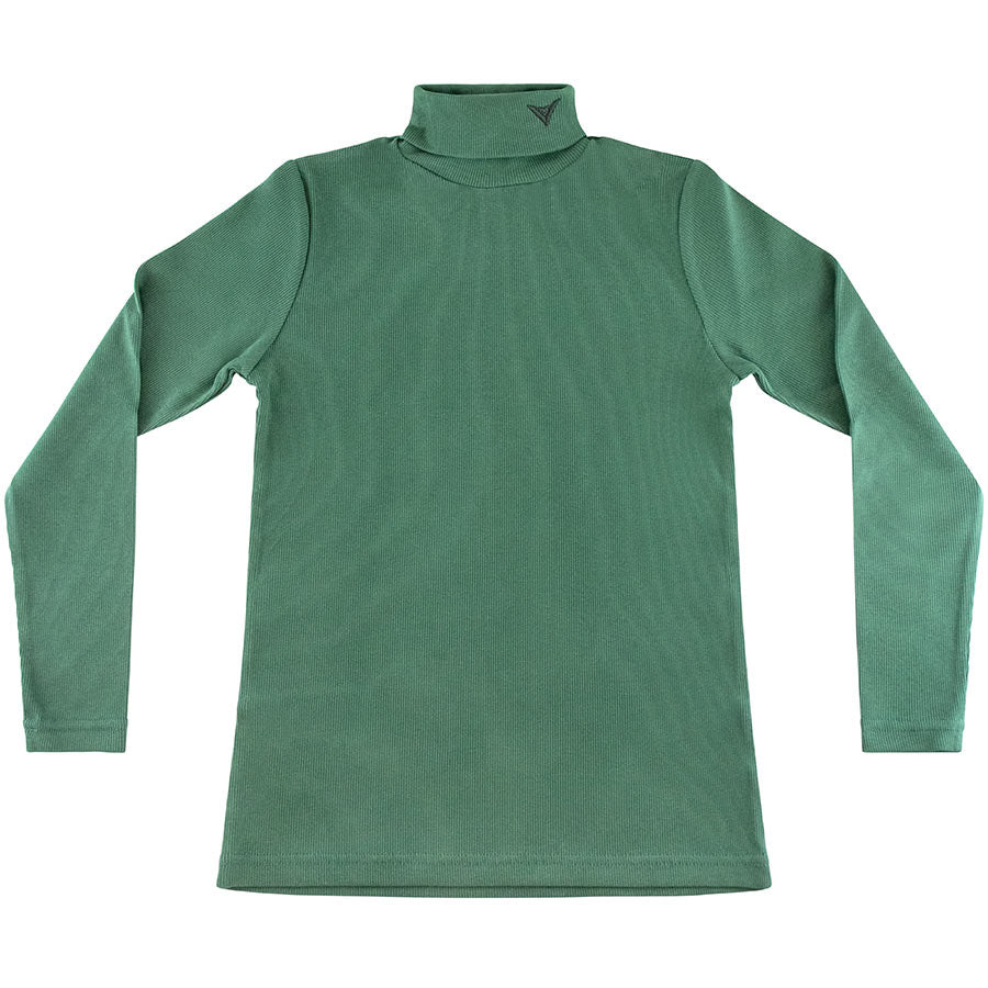 Uniform Ribbed Green Turtleneck – Drive Goods.com